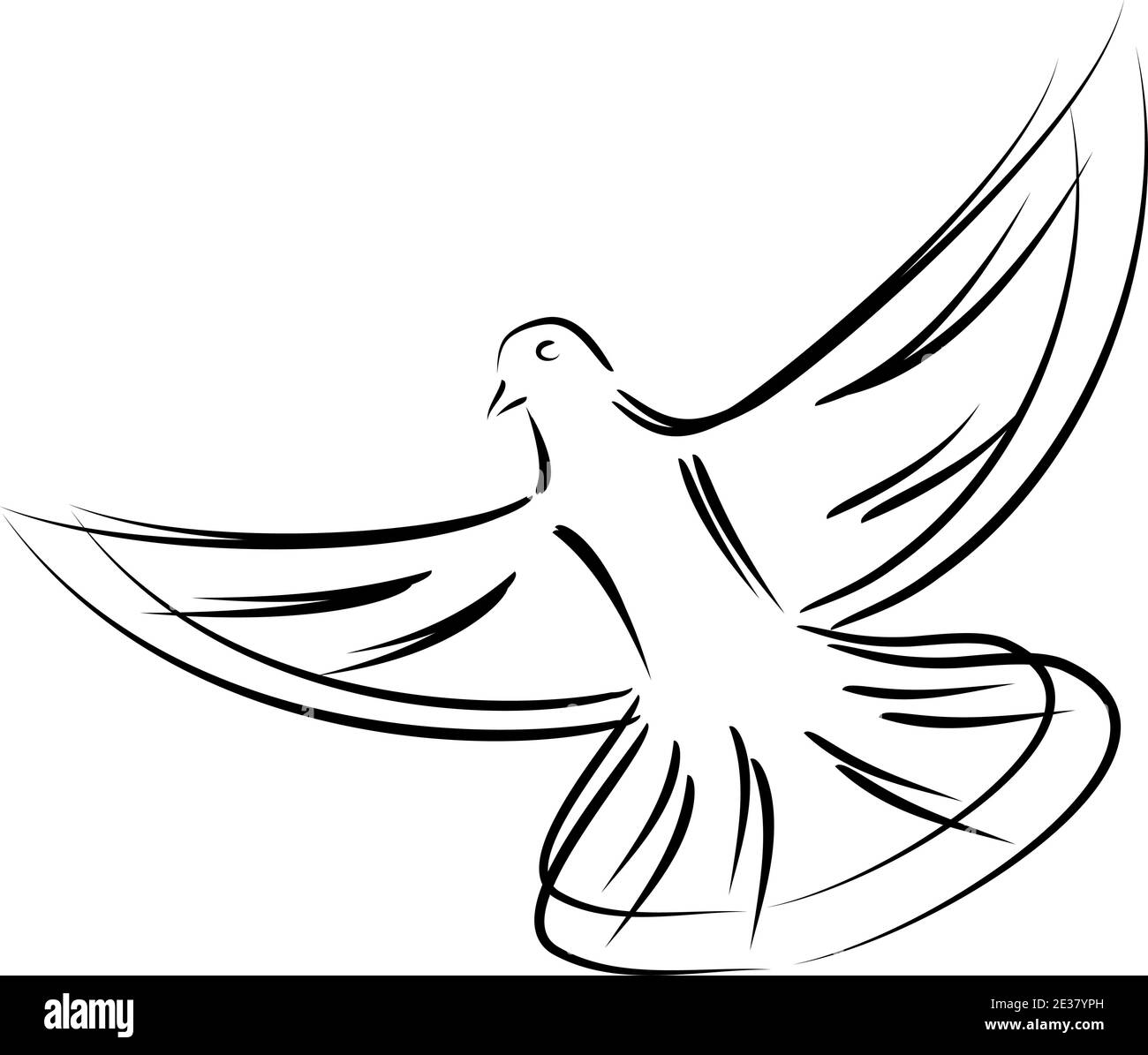 Majestic pigeon bird Stock Vector Images - Alamy