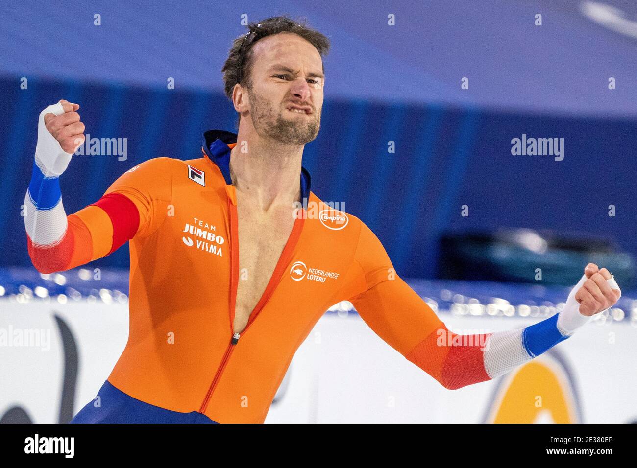 HEERENVEEN, THE NETHERLANDS - JANUARY 17: Thomas Krol of The ...