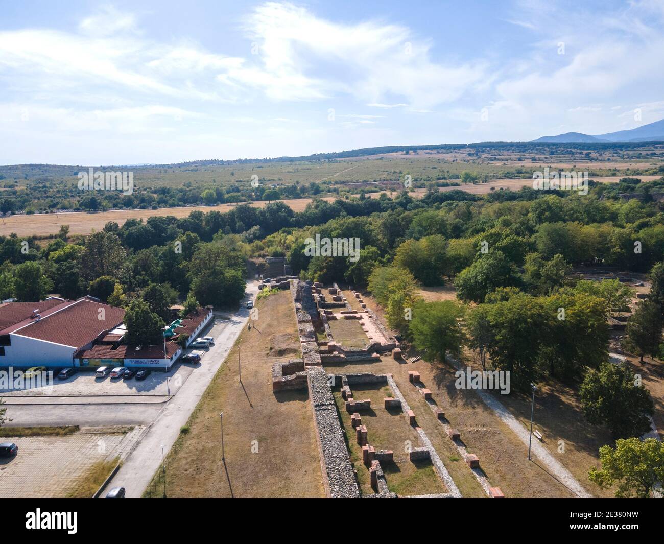 Aerial view of spa resort of Hisarya, Plovdiv Region, Bulgaria Stock ...