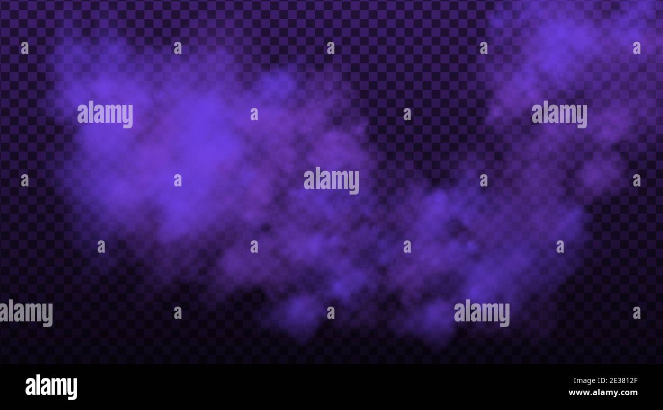 Colorful fog, ink swirling smoke isolated, transparent special effect ...