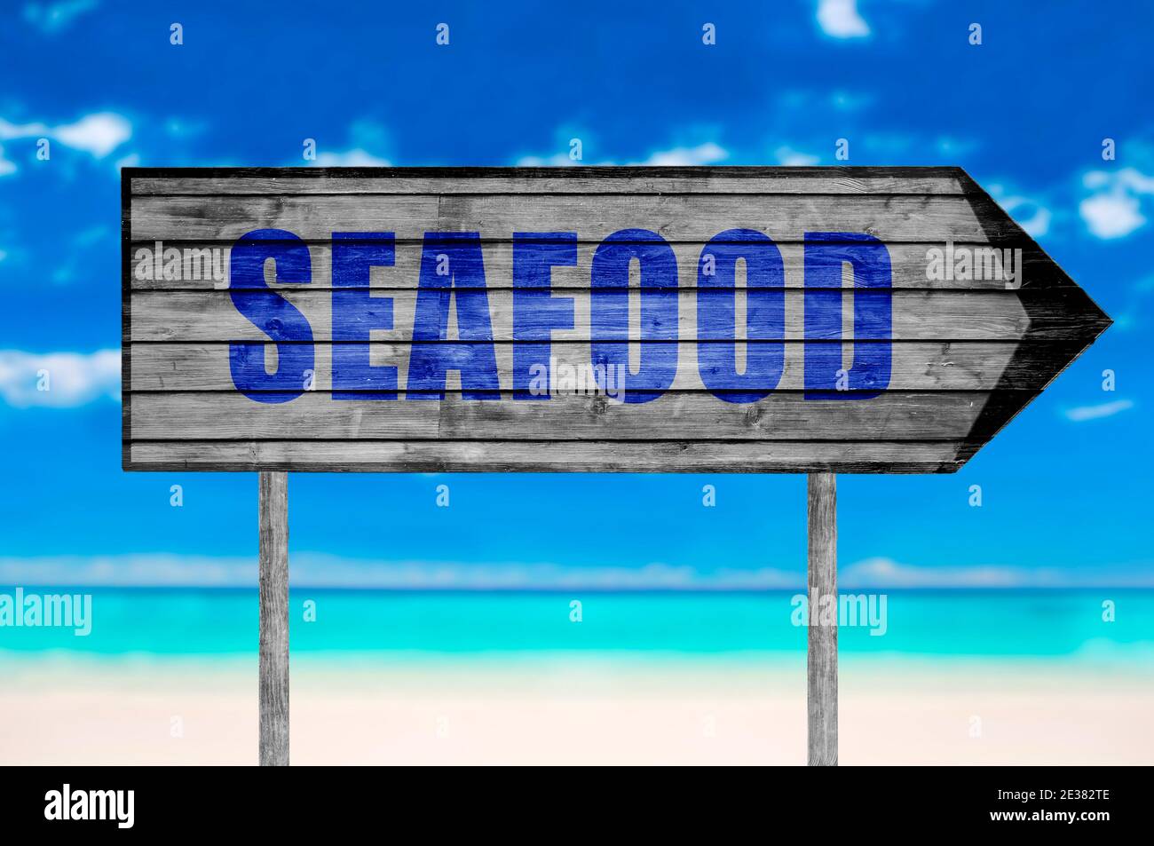 Fresh Fish Sign On The Beach High Resolution Stock Photography and ...