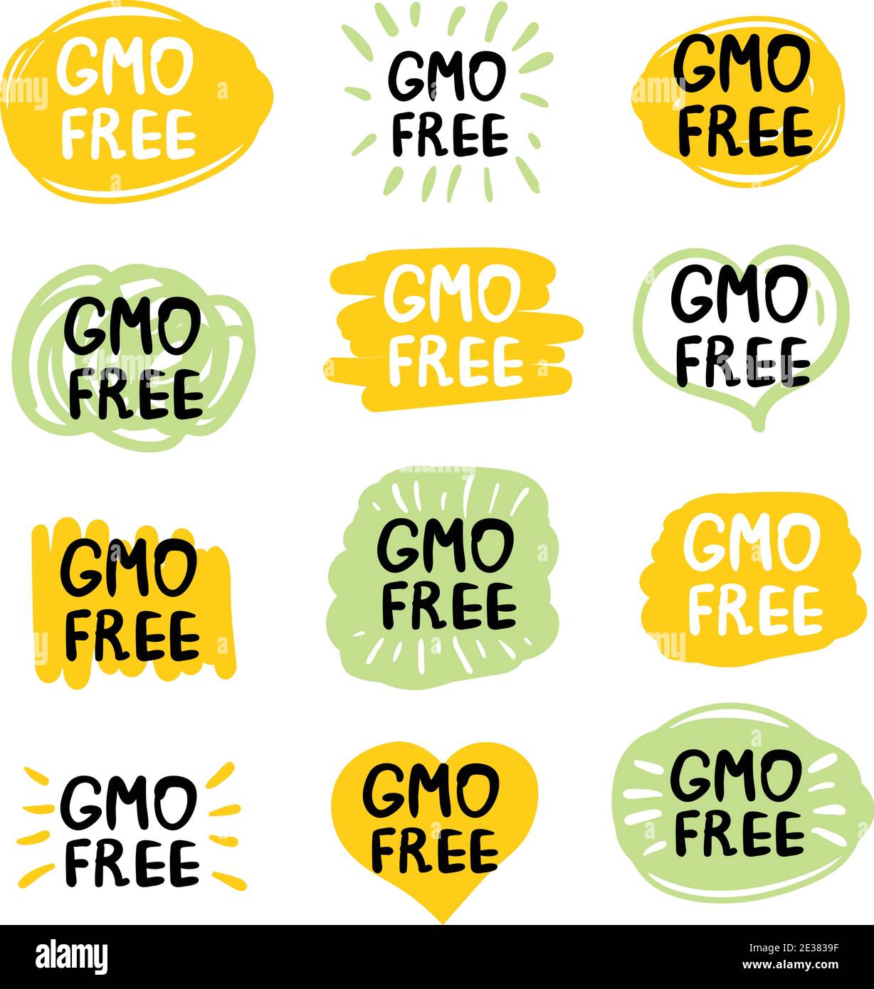 Gmo free icon vector vectors hi-res stock photography and images - Alamy