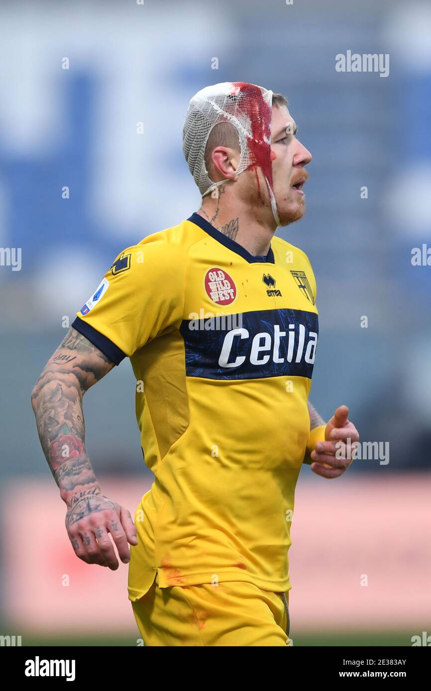 Juraj Kucka (Parma) during the Italian "Serie A" match between Sassuolo ...