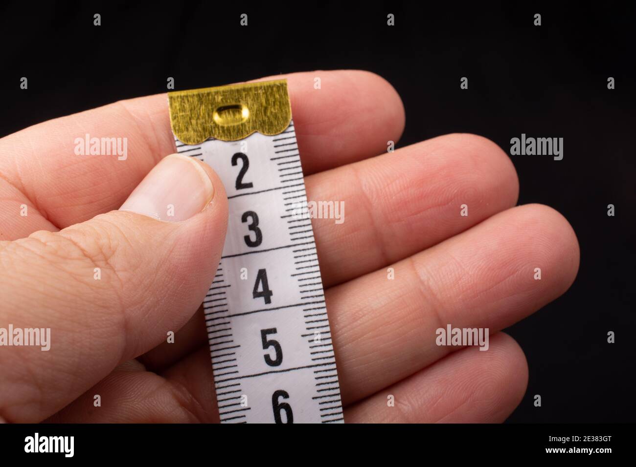 soft measuring tape. tape measure with metric scale Stock Photo - Alamy
