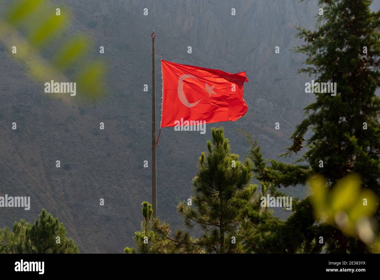 Huge turkish national flag hi-res stock photography and images - Alamy