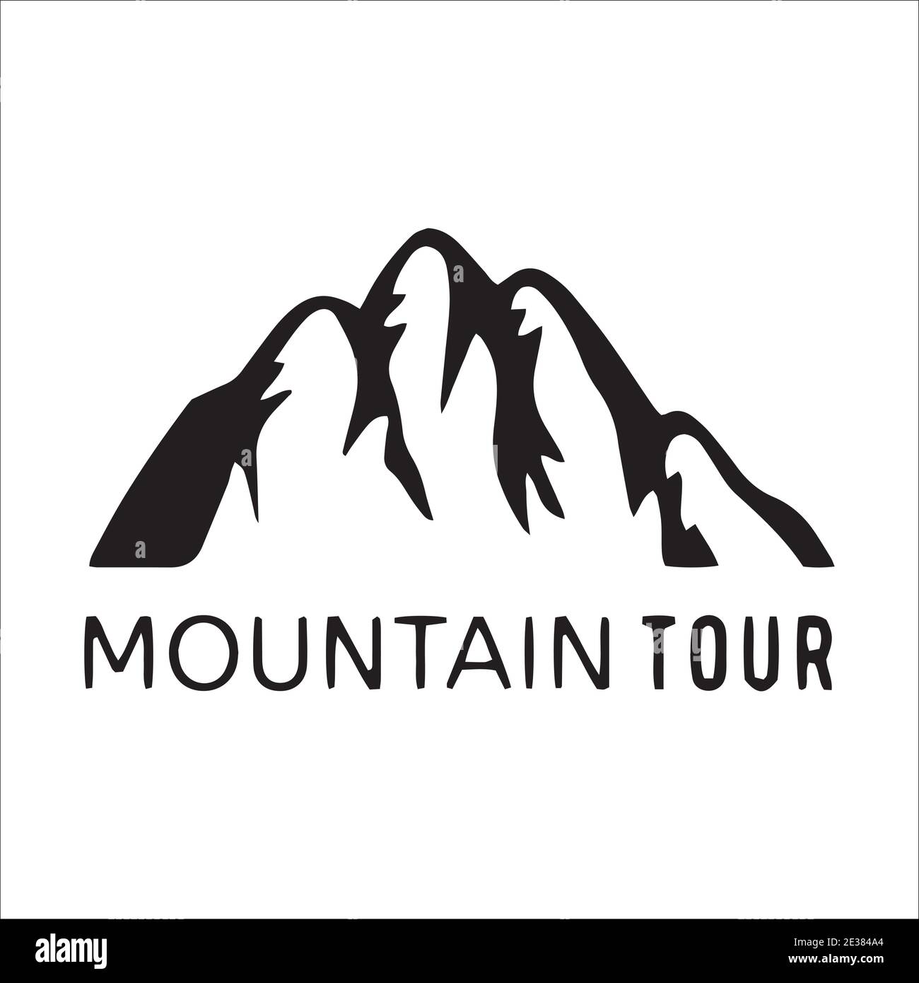 Mountain logo emblem vector Stock Vector Image & Art - Alamy