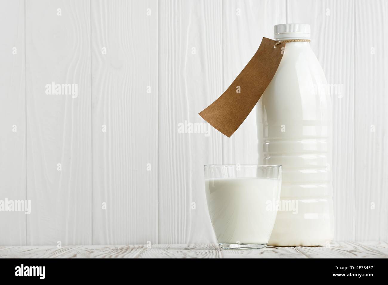 Milk in glass plastic hi-res stock photography and images - Alamy