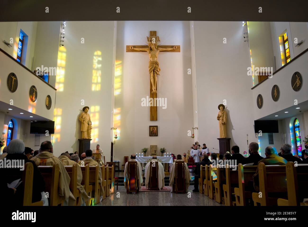 Eucharistic liturgical service hi-res stock photography and images - Alamy
