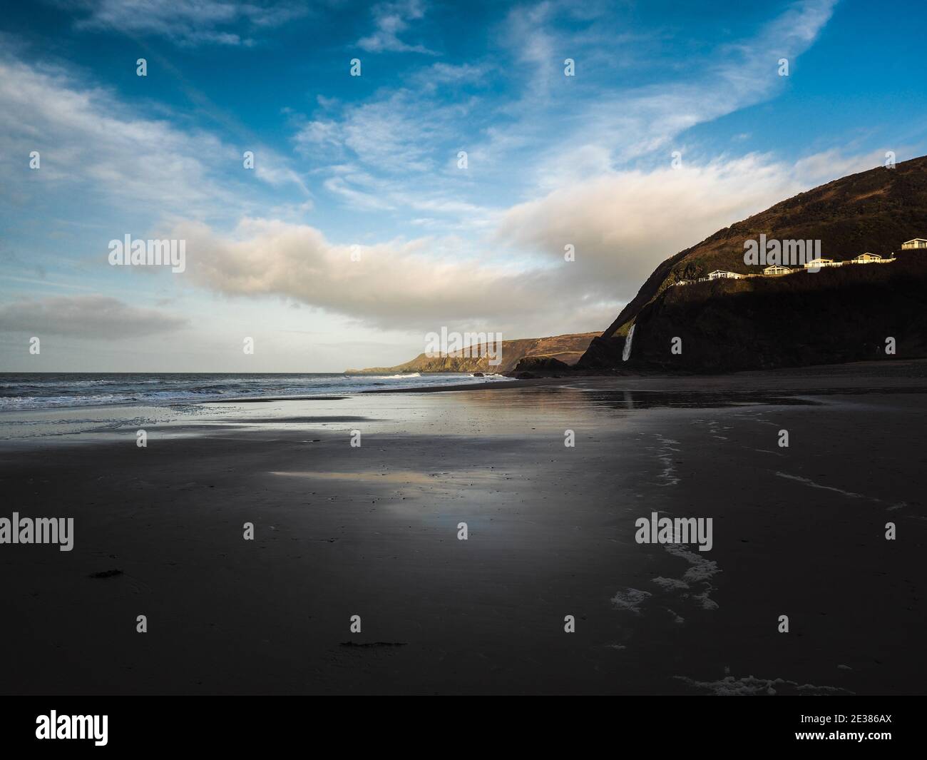 Tresaith Beach, Aberporth, Ceredigion, West Wales Stock Photo - Alamy