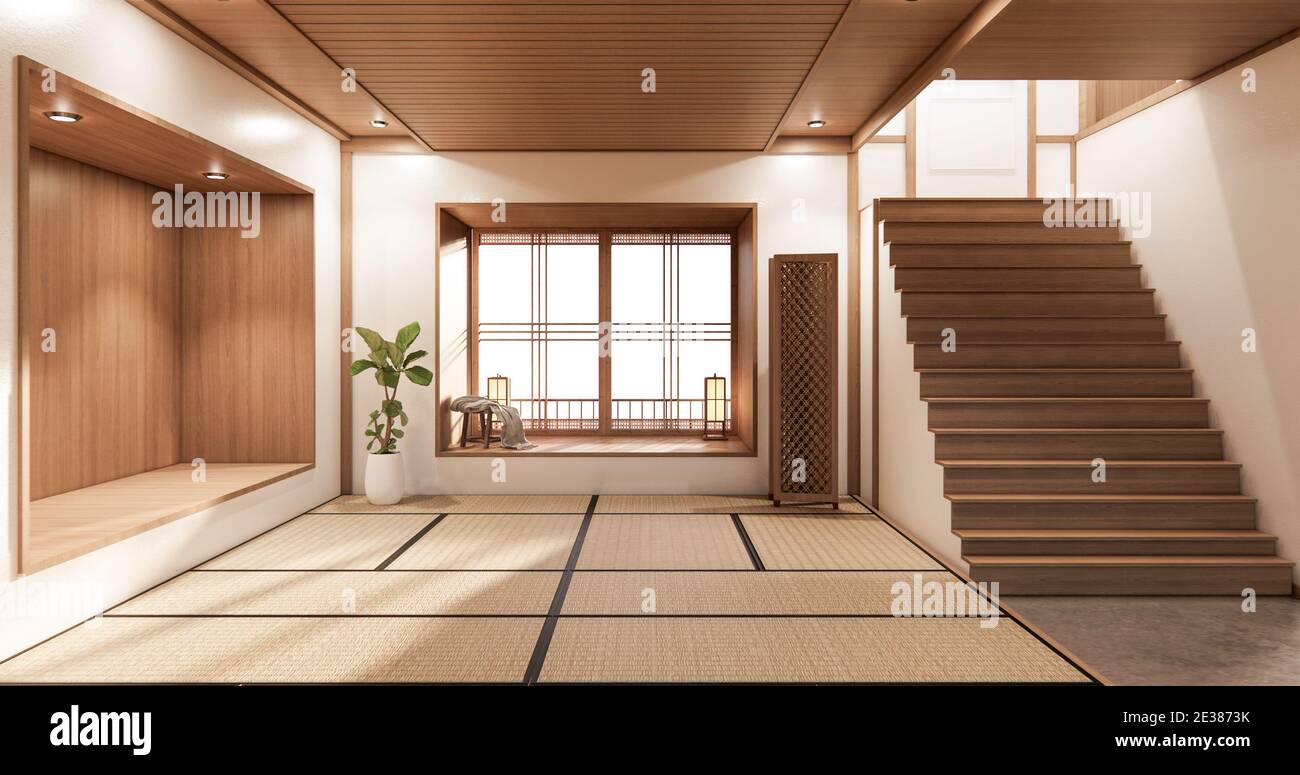 staircase room Designing the most beautiful. 3D rendering Stock Photo ...