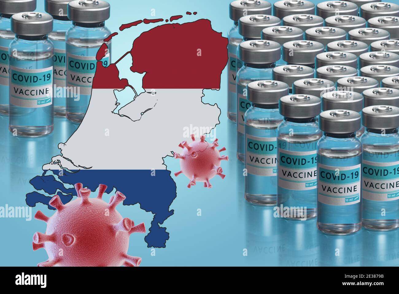 Vaccination campaign in the Netherlands Stock Photo - Alamy