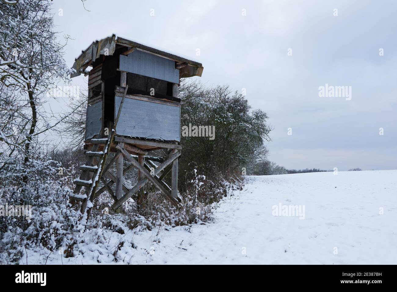 Quiet places for long waiting time of hunters for their catch Stock ...