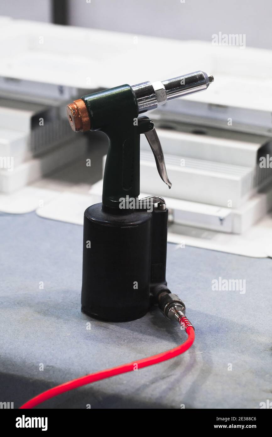 Pneumatic rivet gun hi-res stock photography and images - Alamy