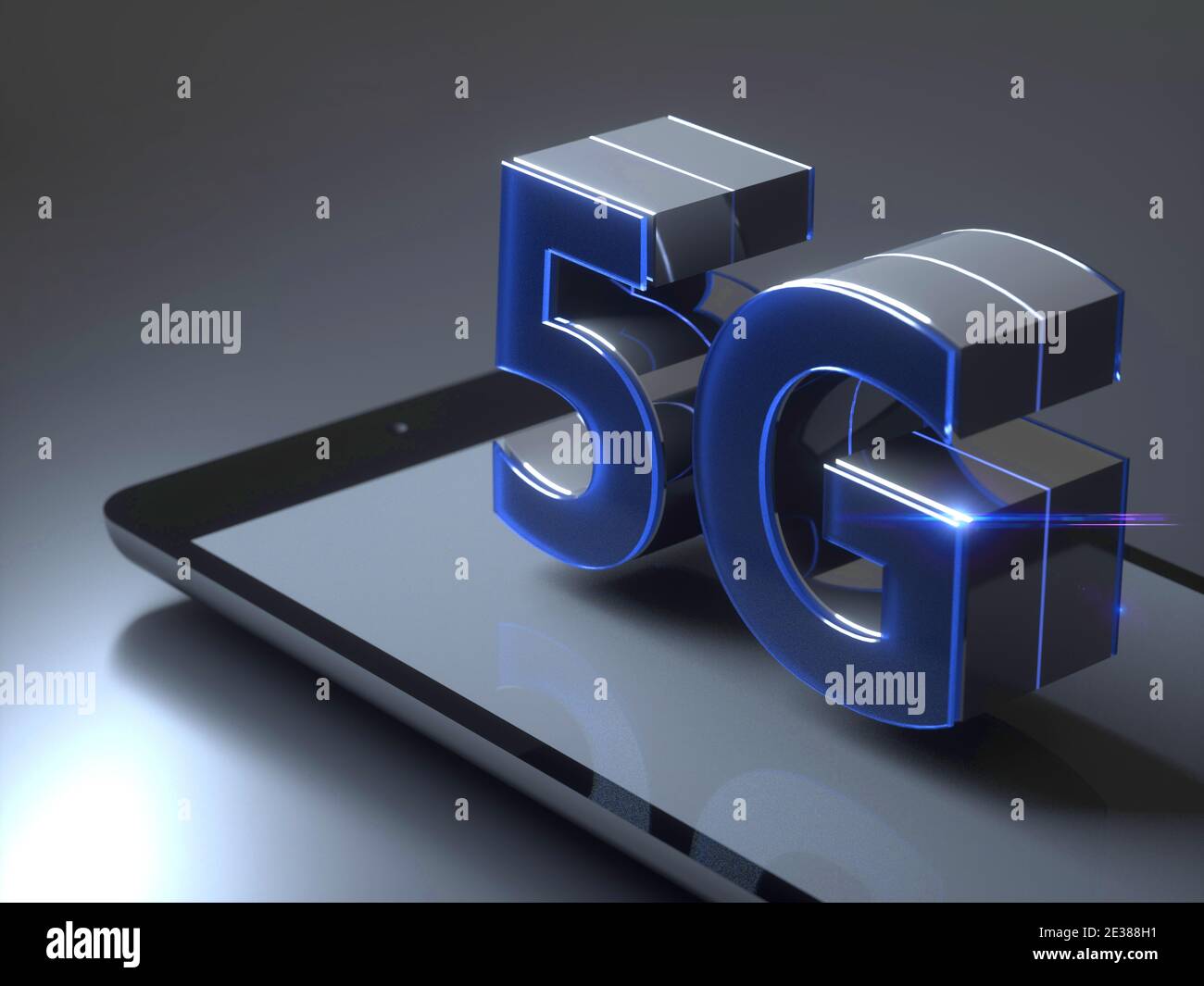 5G Wireless Mobile Communication Technology. Connecting mobile internet ...