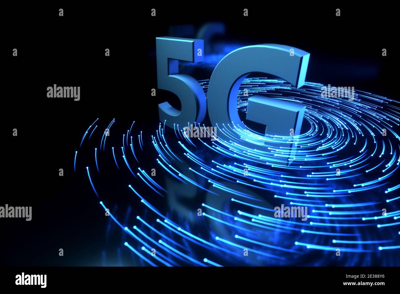 5G Wireless Mobile Communication Technology. Connecting mobile internet ...
