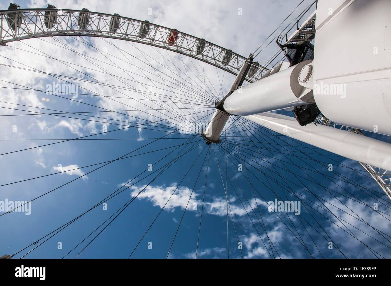london eye, the panoramic wheel in the English capital Stock Photo - Alamy