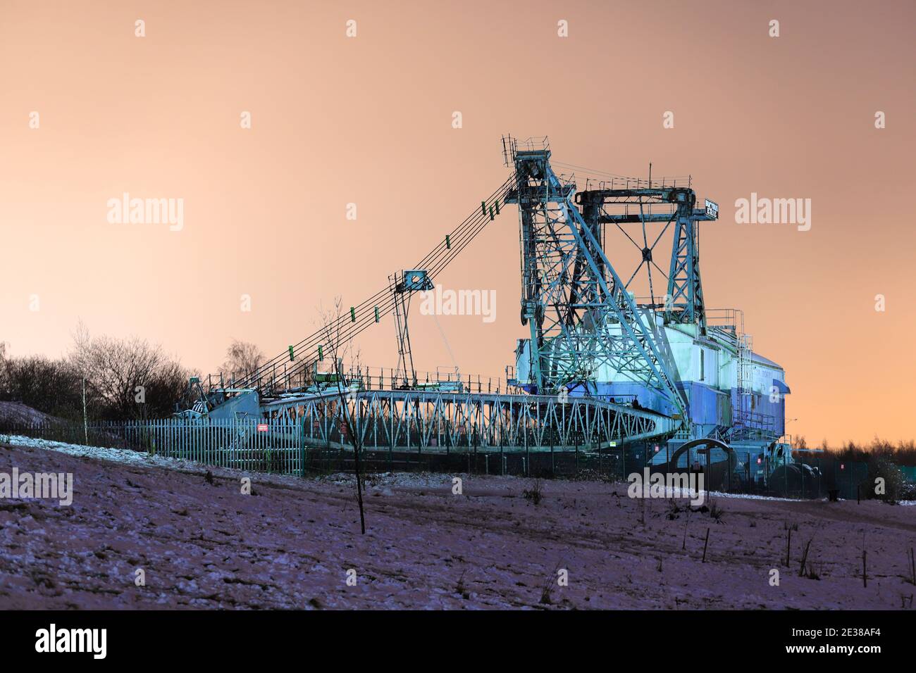 A Ruston Bucyrus Walking Dragline Bucyrus Erie 1150 which has been ...