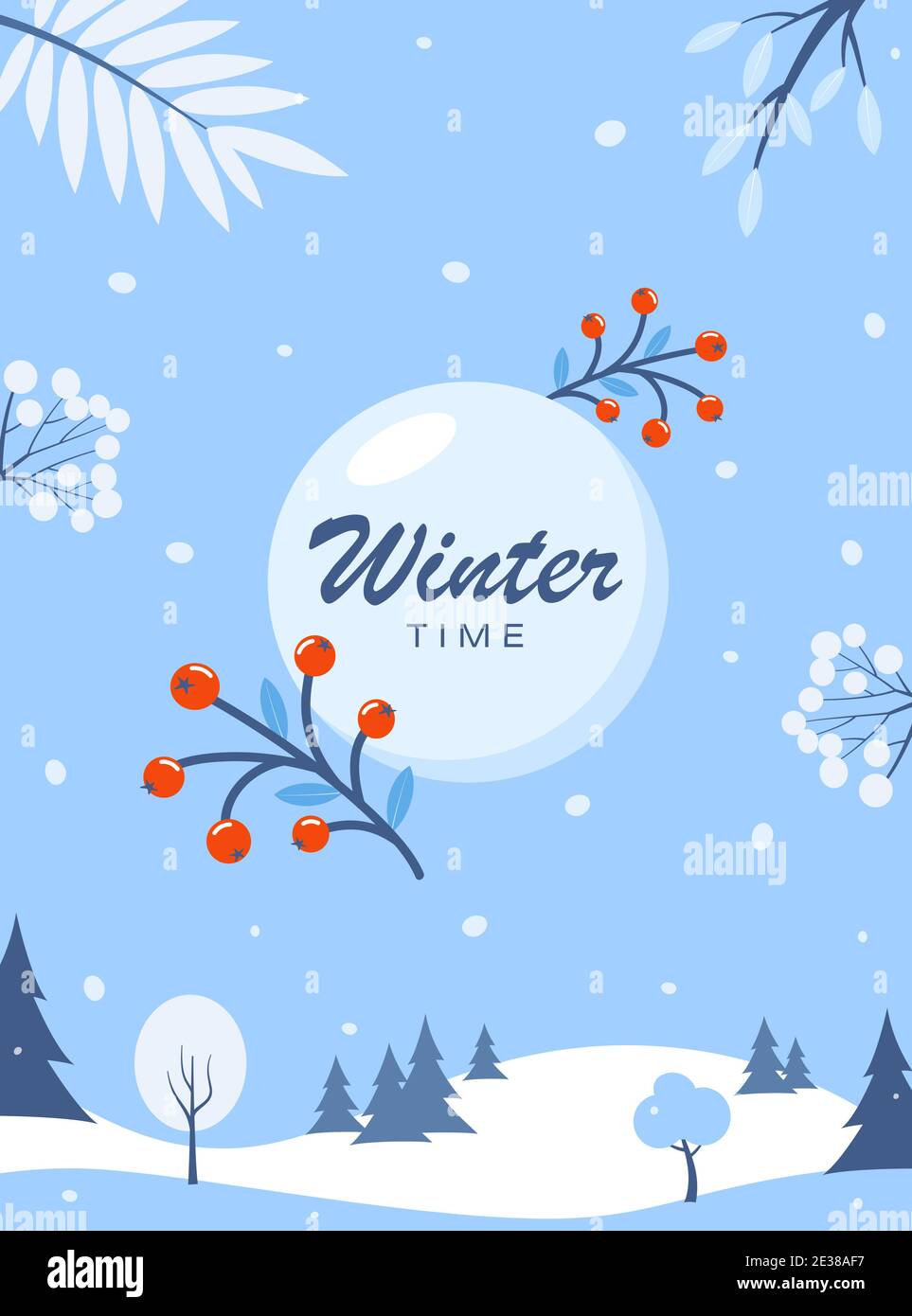 Winter Flyer Background