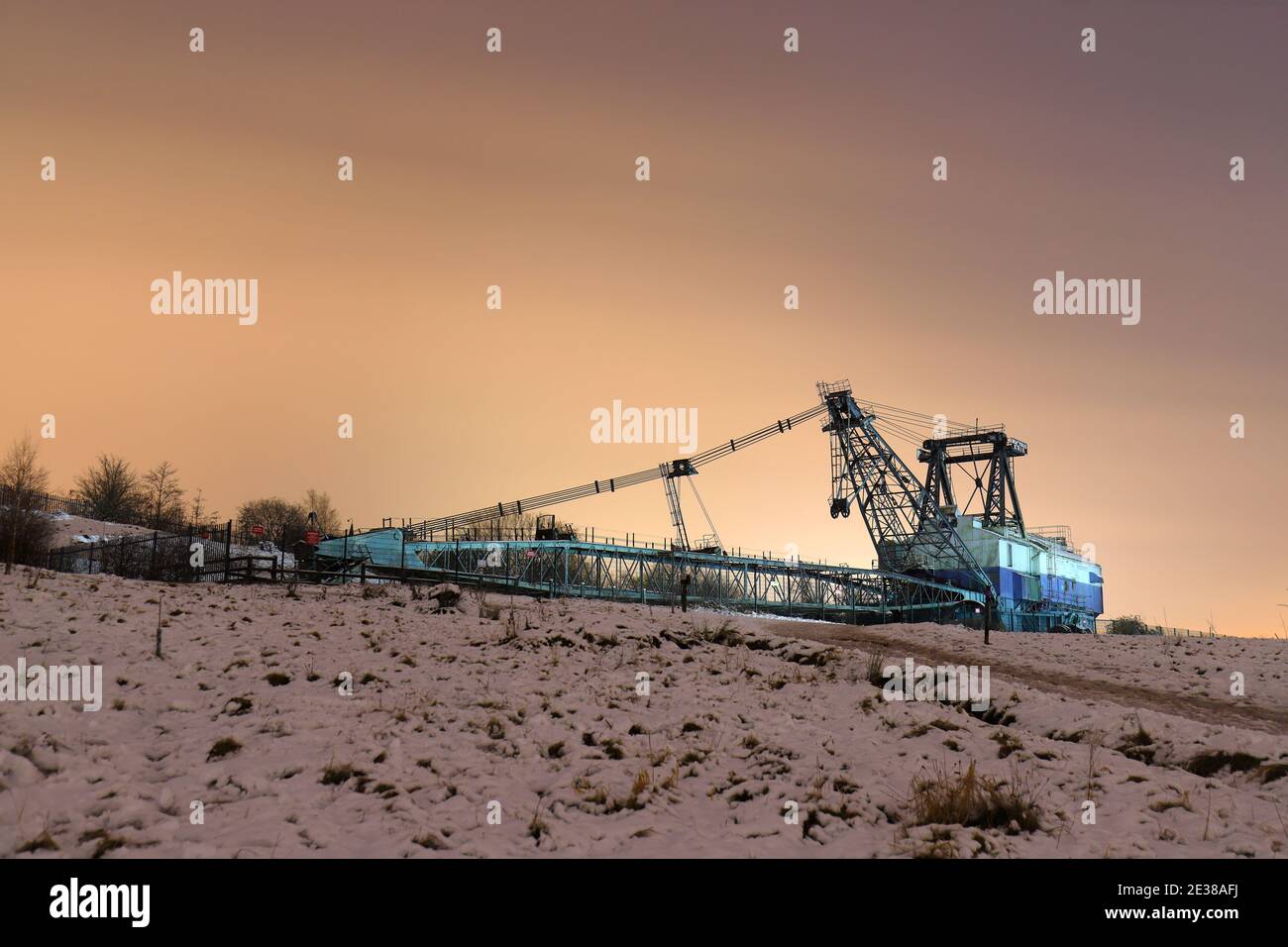 A Ruston Bucyrus Walking Dragline Bucyrus Erie 1150 which has been ...