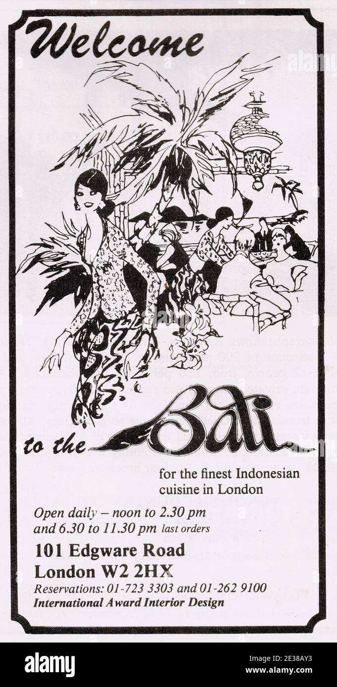 Advertisement , published in "In Britain" Magazine, 1978 Stock Photo ...