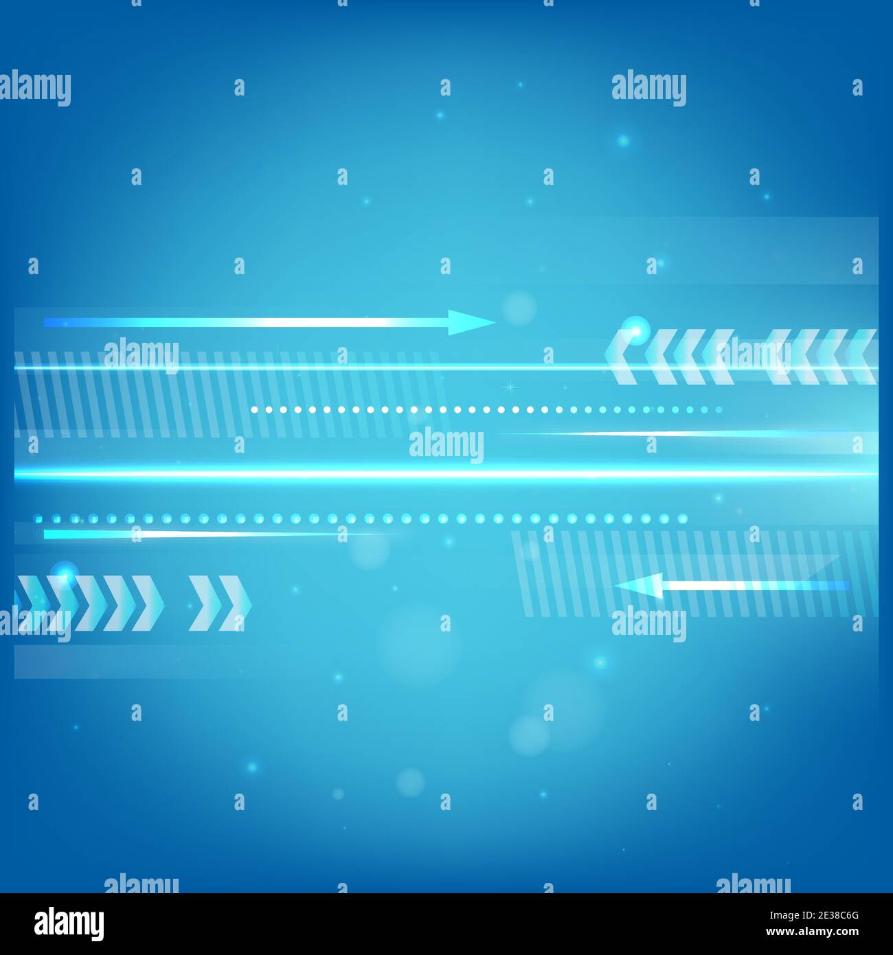 Ultra-modern blue background with arrows and waves Stock Vector Image ...