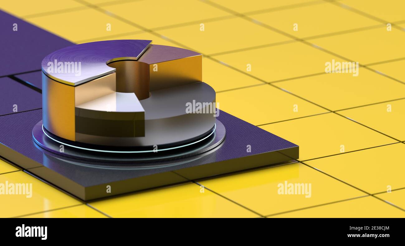 Chart Data Scientific Pie chart, Stock Market Presentation Background ...