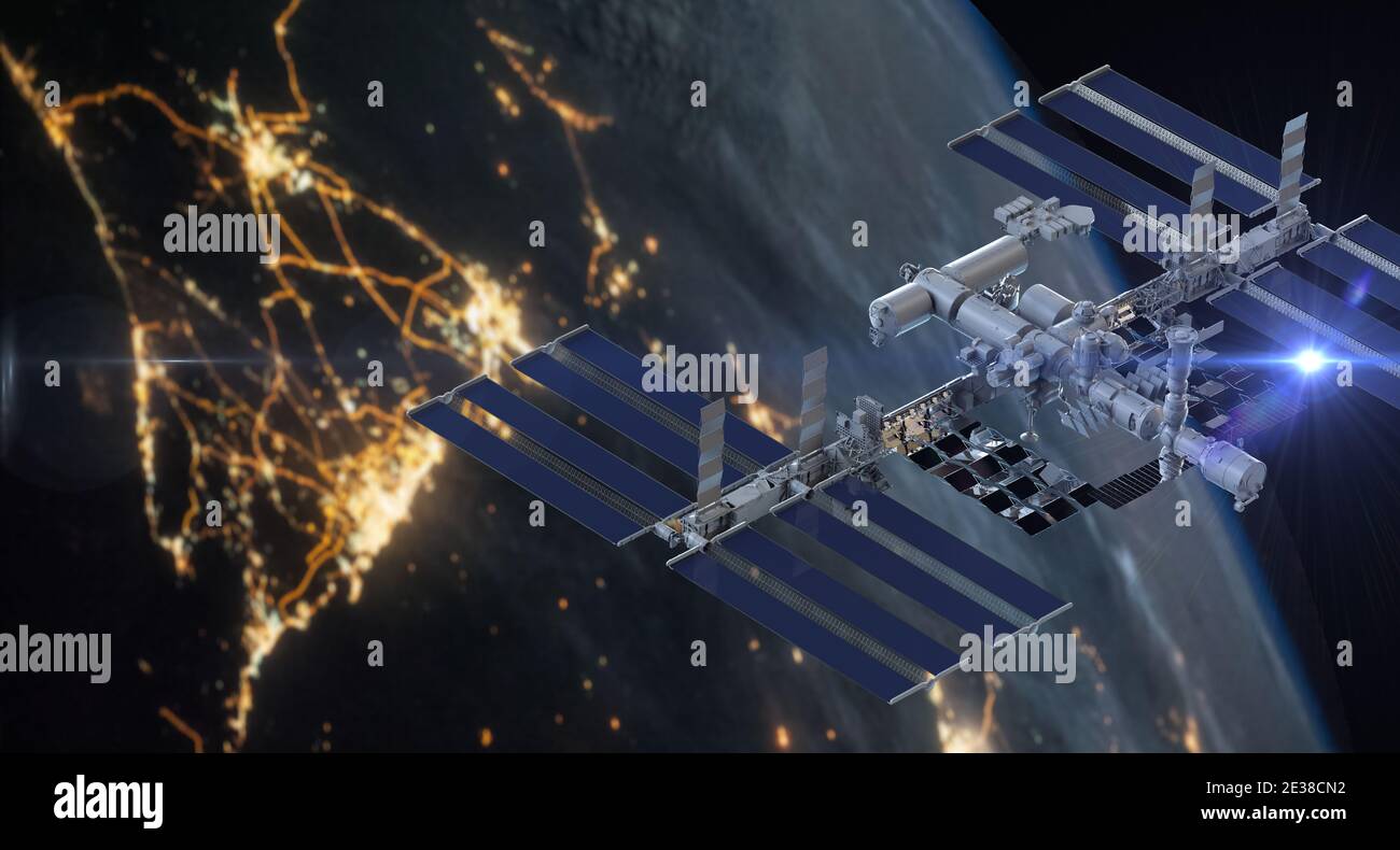 International Space Station, Satellite, Outer Space, Astronaut ...