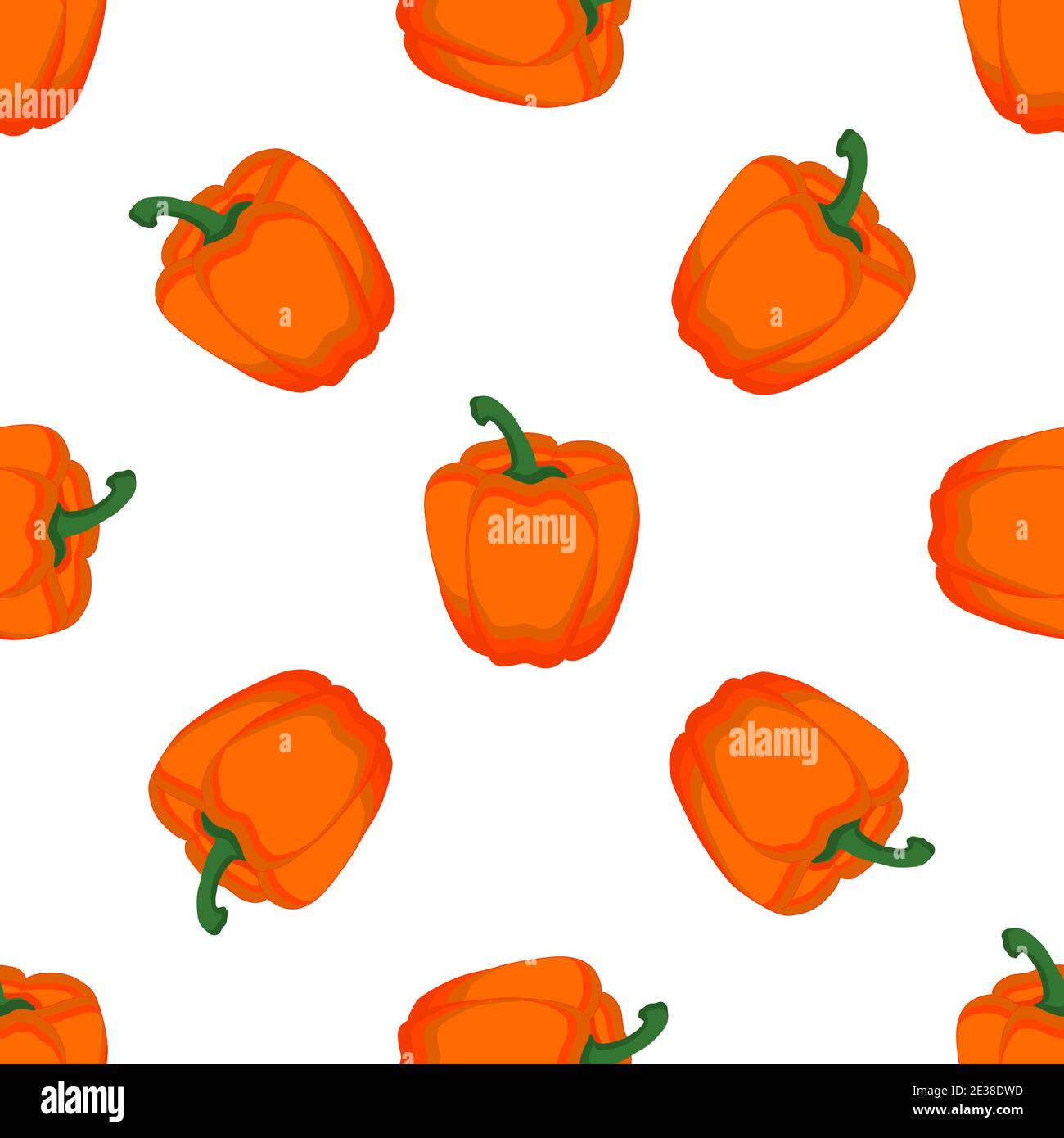 Illustration on theme of bright pattern bell pepper, vegetable capsicum ...
