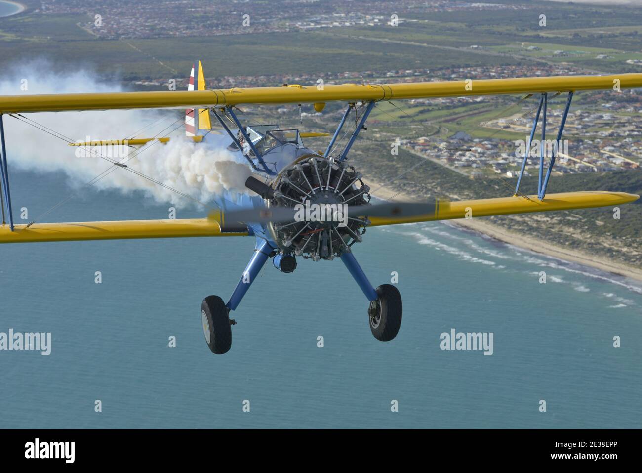 Us army boeing stearman biplane hi-res stock photography and images - Alamy