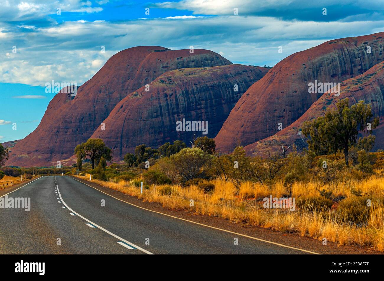 The Kata Tjuta rock formation, or the Olgas, in Australia's Northern ...