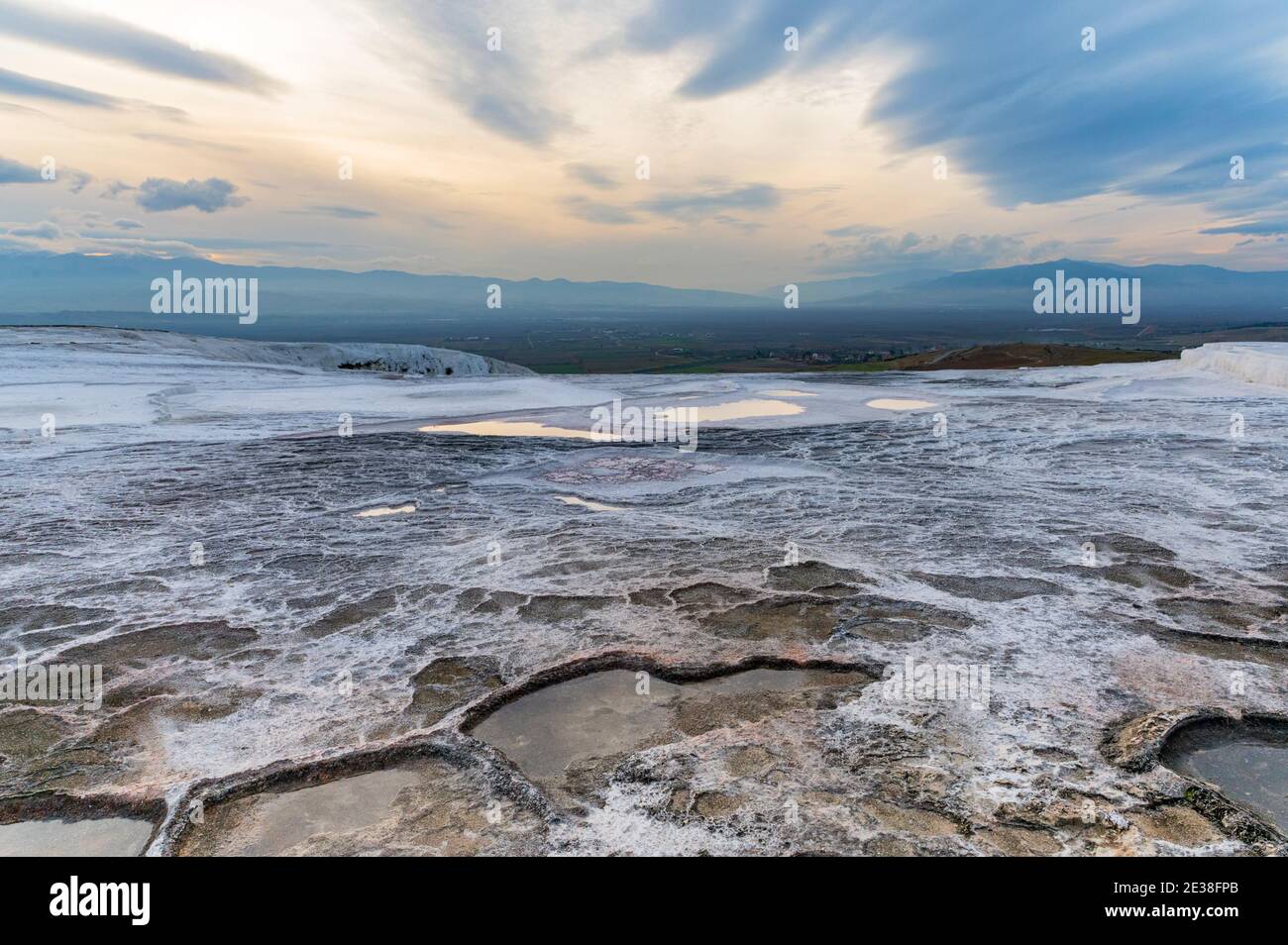 Rock Pools Pamukkale Turkey