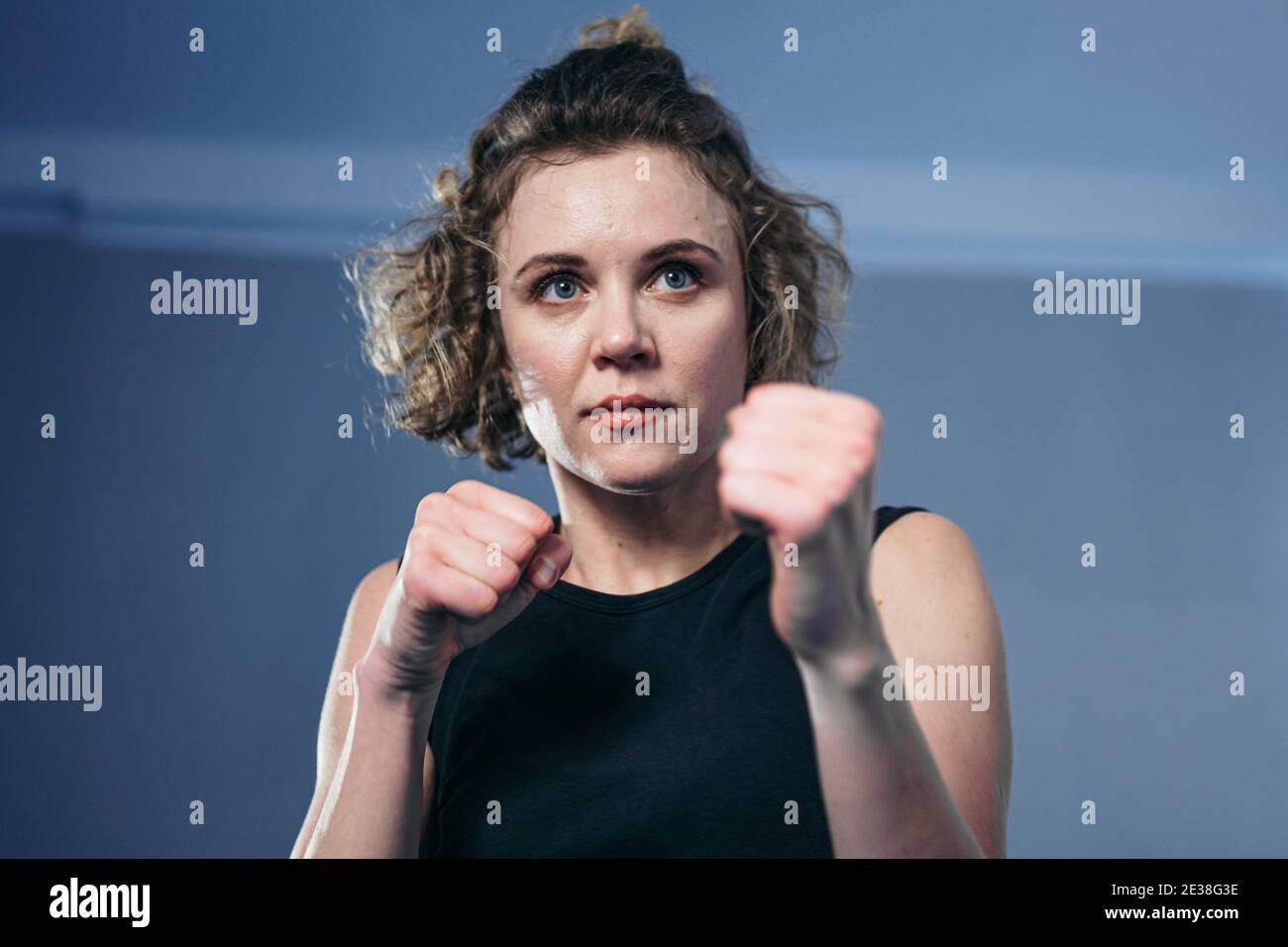 Professional female karate fighter hi-res stock photography and images ...