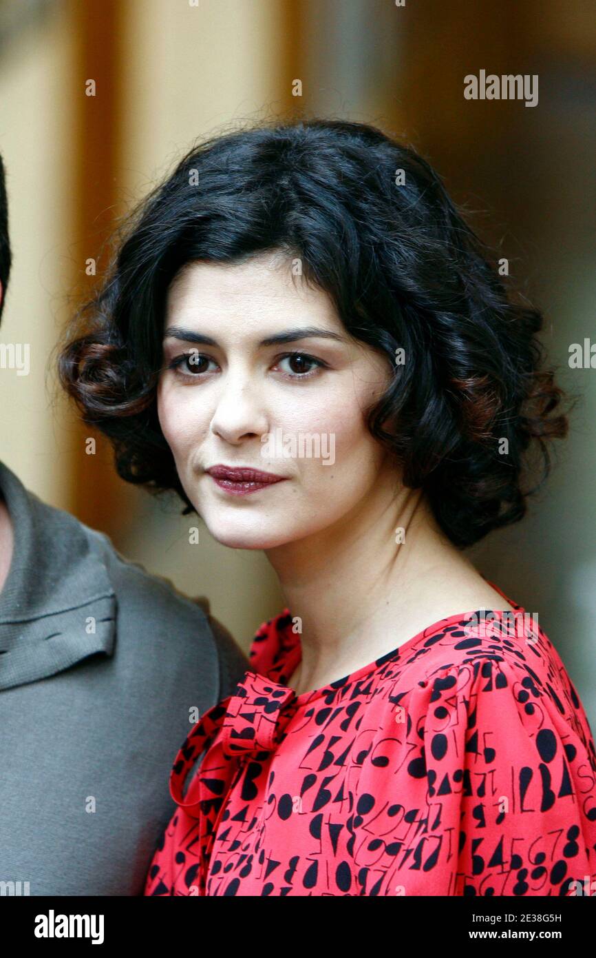 French actress Audrey Tautou poses for photographers during photocall ...