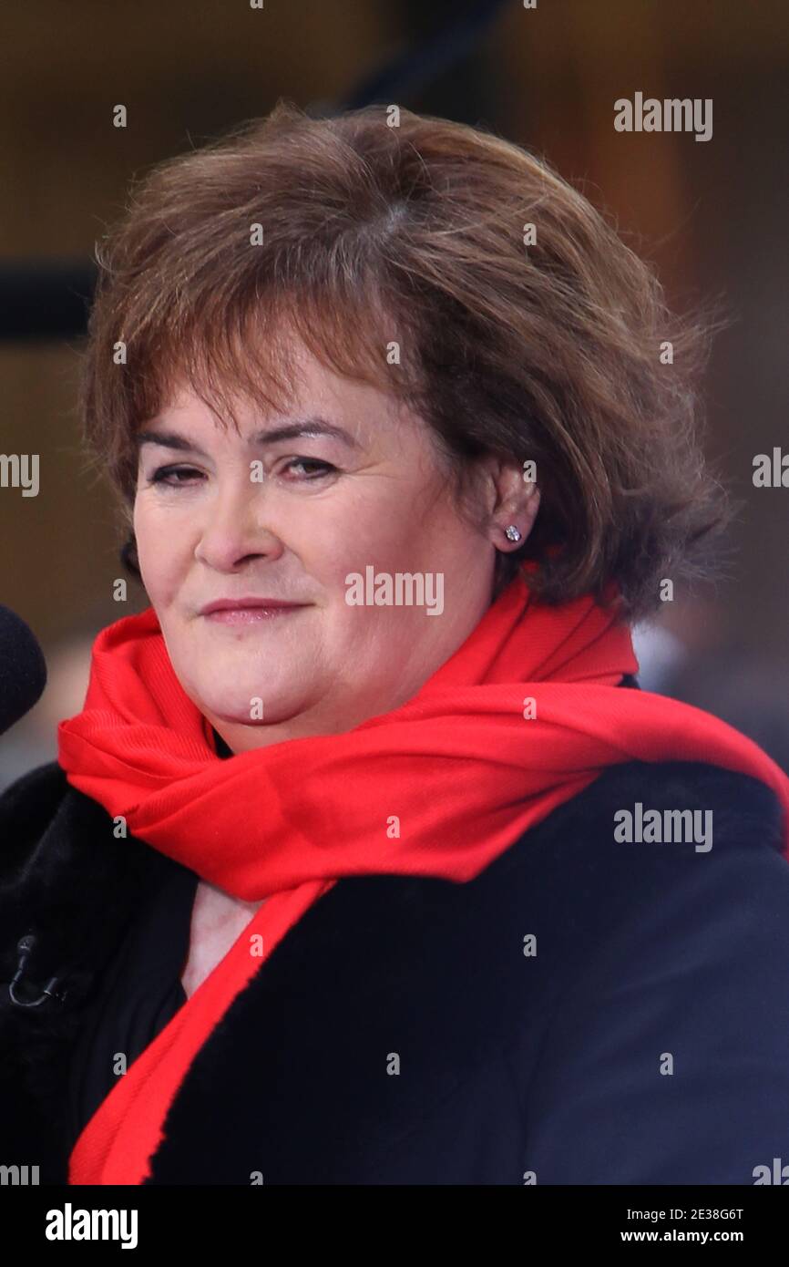Singer Susan Boyle performs on NBC's 'Today' at the Rockefeller Center ...