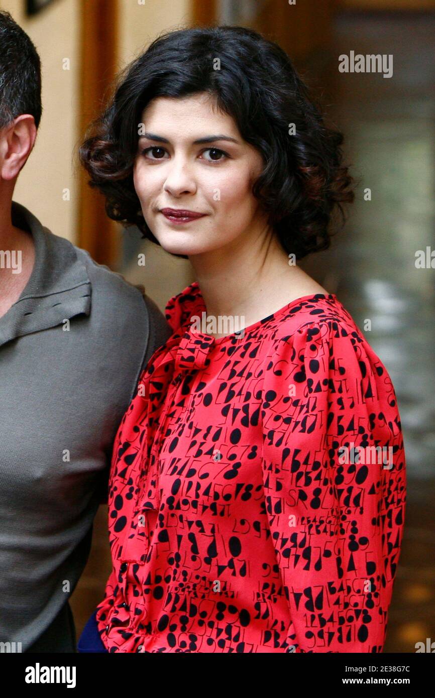French actress Audrey Tautou poses for photographers during photocall ...