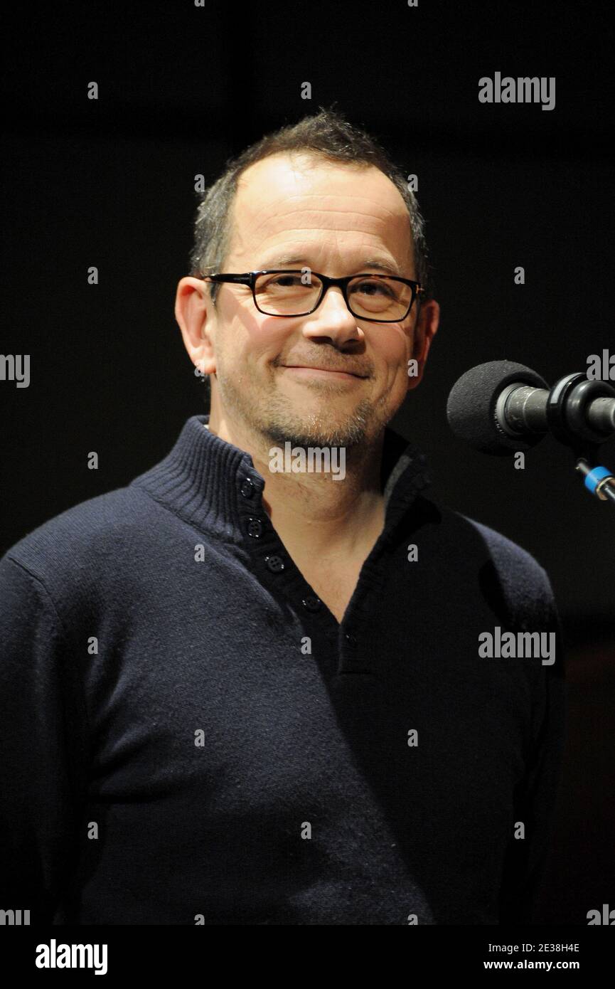 Thomas Legrand during the taping of 'Le Jeu des 1000 euros' radio show ...