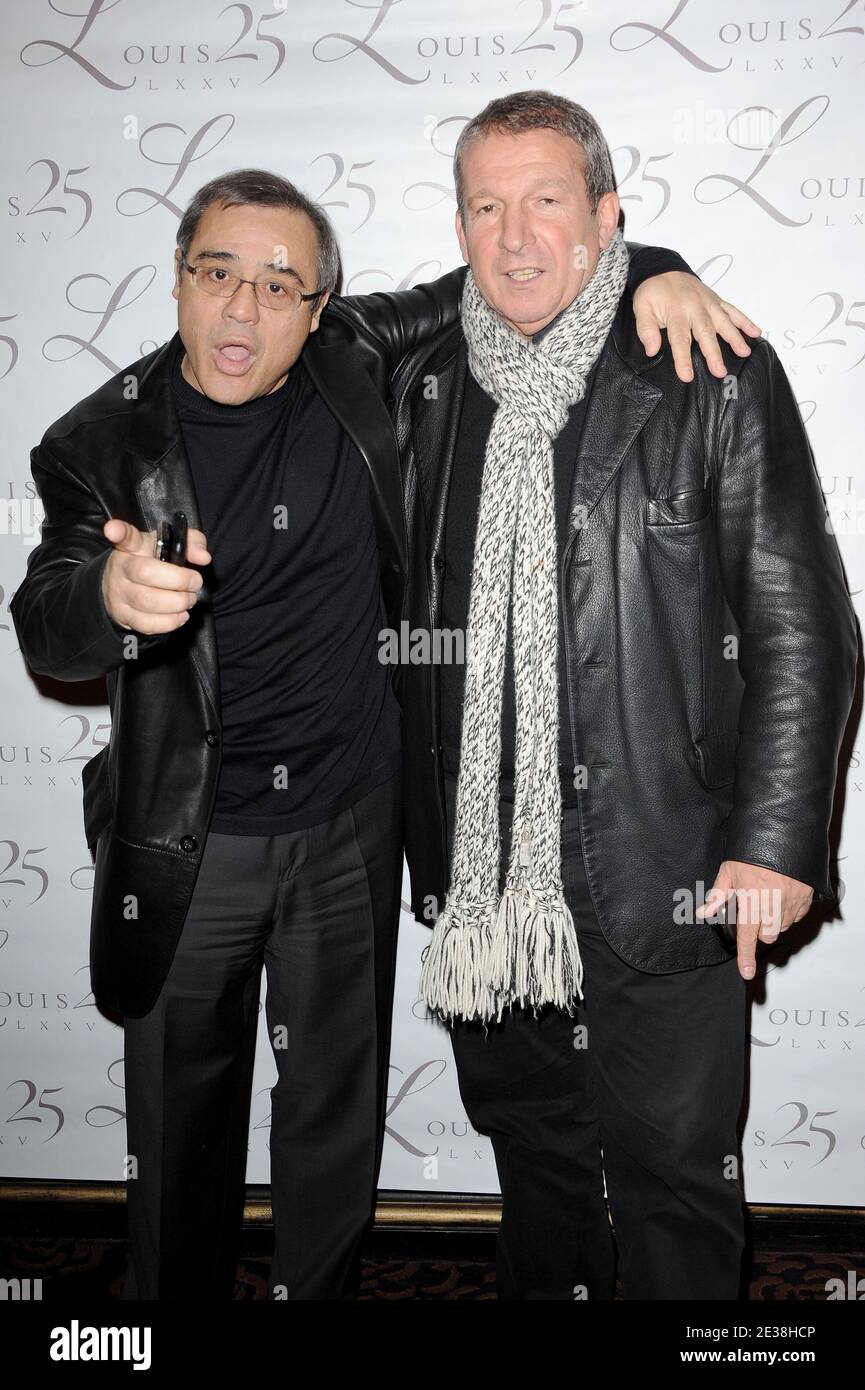 Louis Acaries and Former Marseille Football team coach, Roland Courbis ...