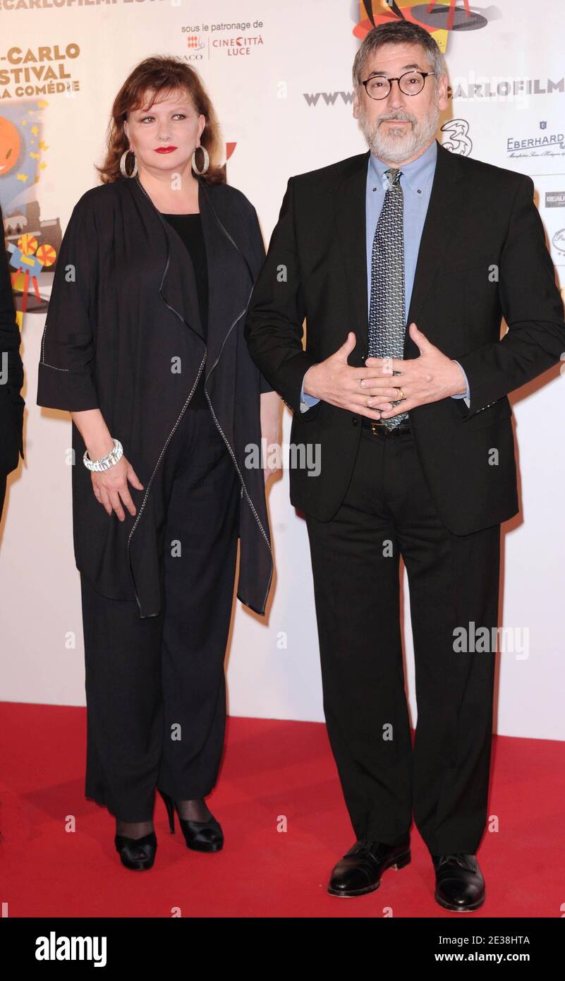 Catherine Jacob and John Landis attending the 10th Monte Carlo Film ...