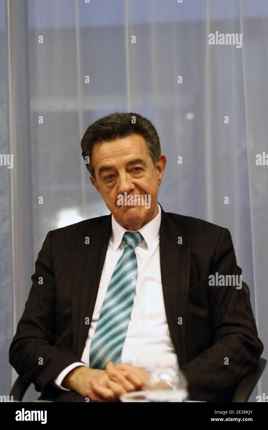 Exclusive- French deputy Yves Cochet participates to a conference to ...