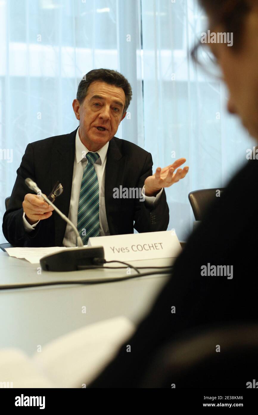 Exclusive- French deputy Yves Cochet participates to a conference to ...