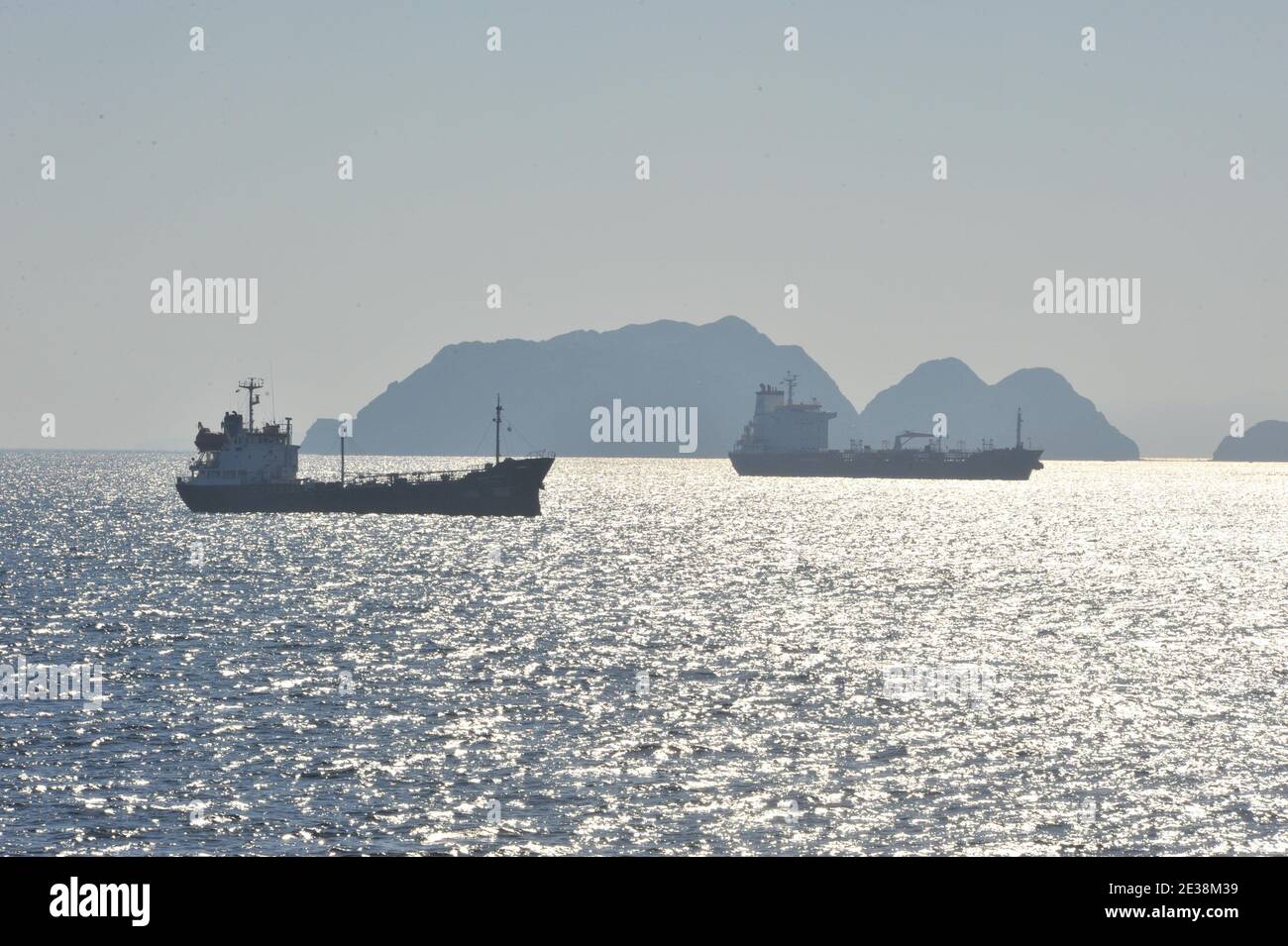 View of the Port of Muscat, Sultanate of Oman, on December 1, 2010 ...