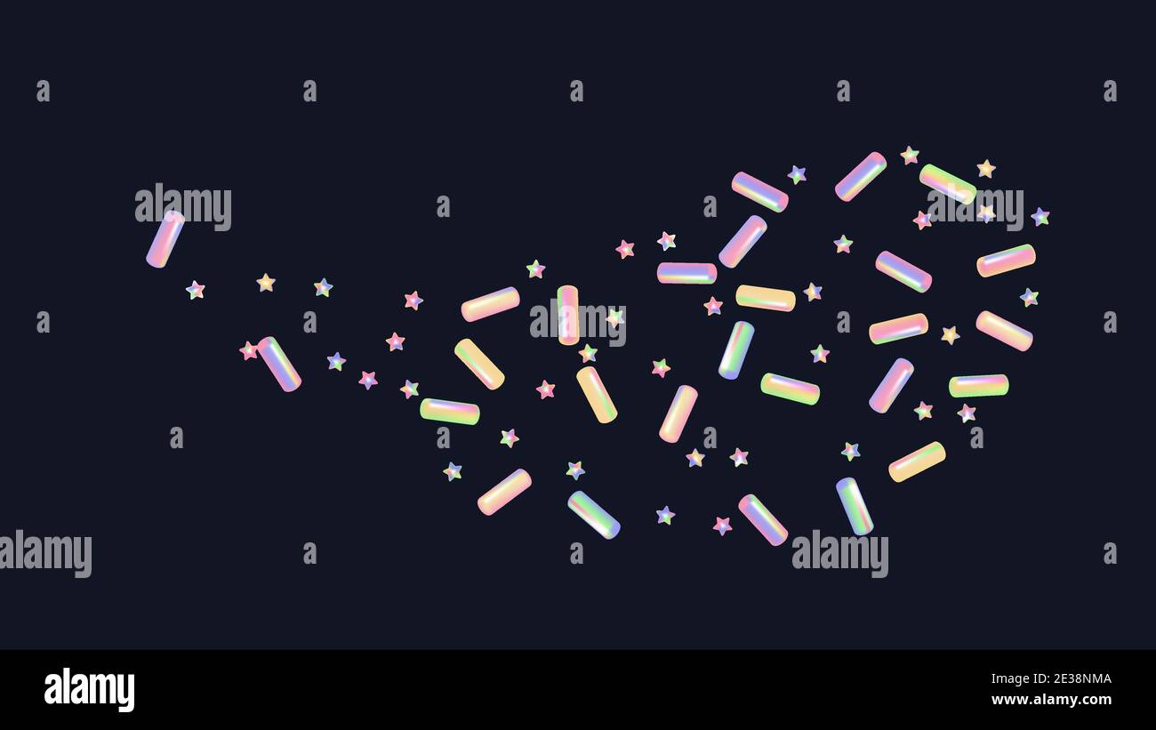 Sprinkle with bright grains of desserts. Abstract pattern with ...