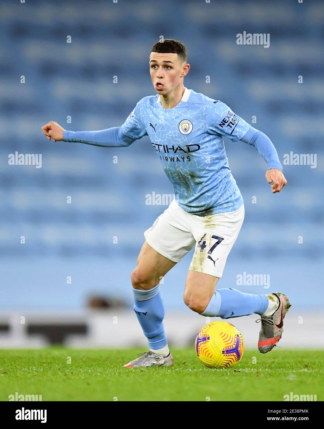 Manchester City's Phil Foden during the Premier League match at the ...