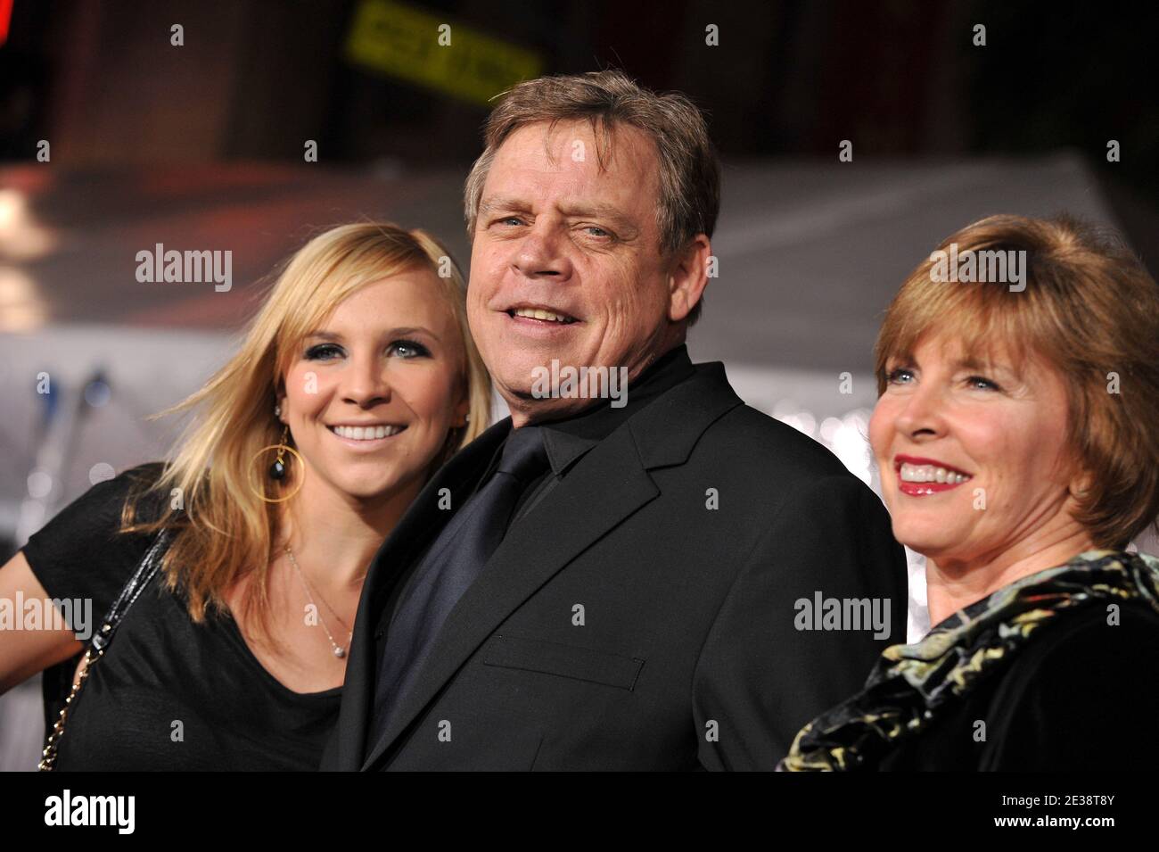 Mark Hamill with his wife and daughter arriving for the premiere of ...