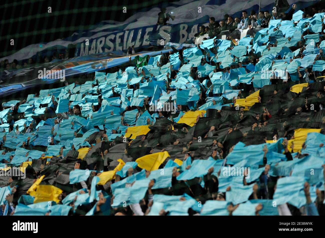Marseille's fans during the UEFA Champions League Soccer match, Group F ...
