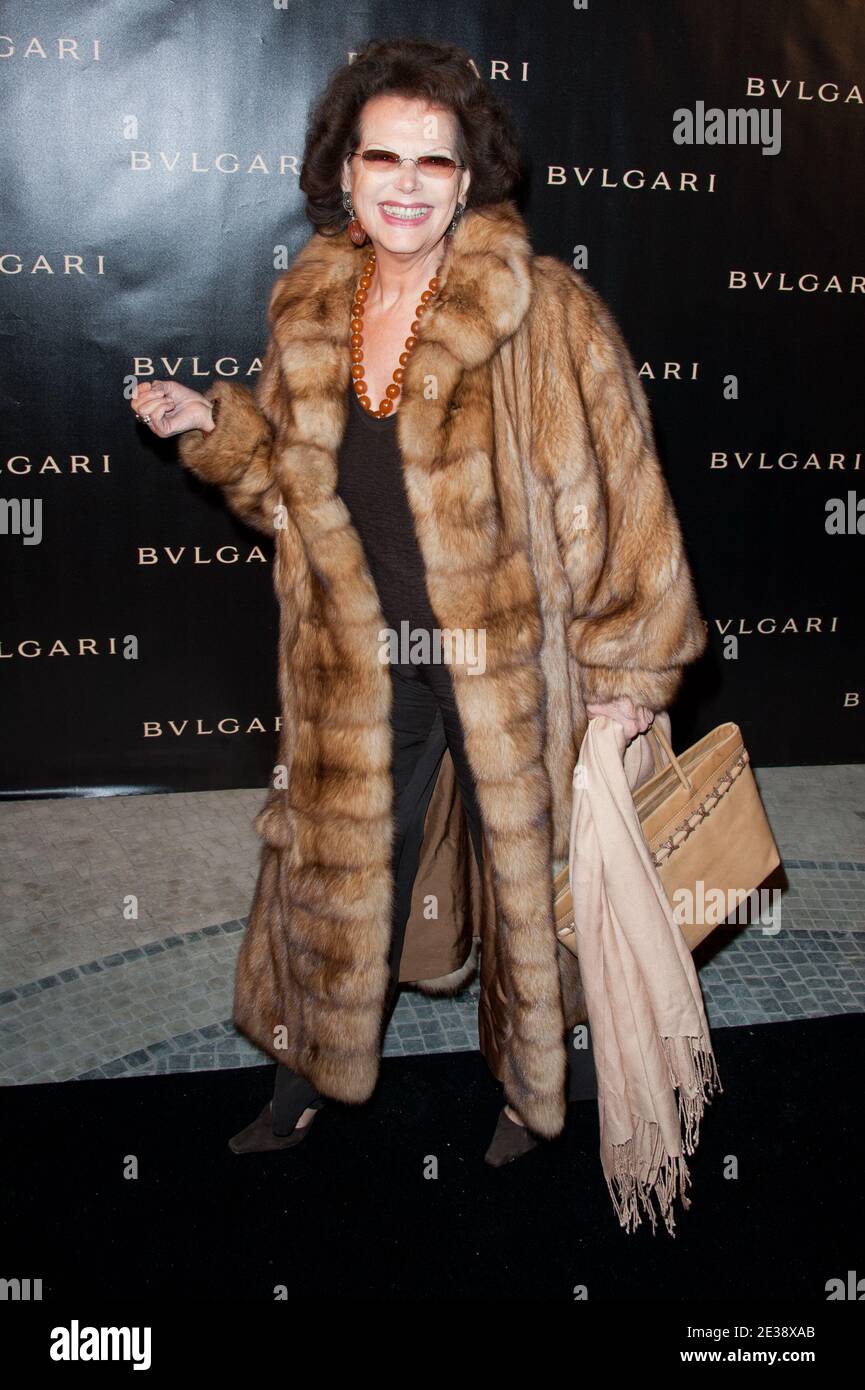 Claudia Cardinale attending the Exhibition Launch for Bvlgari 125th ...