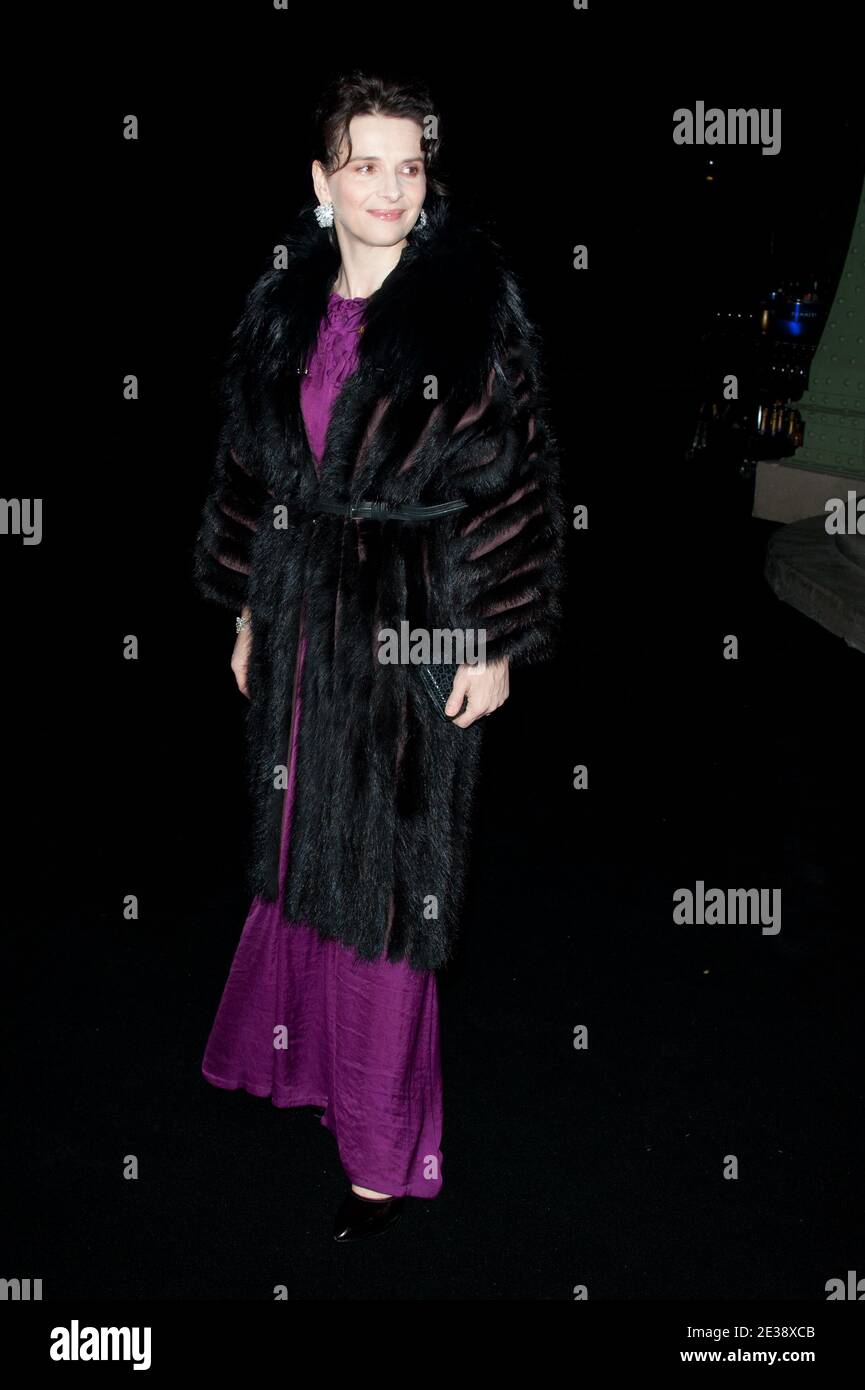 Juliette Binoche attending the Exhibition Launch for Bvlgari 125th ...