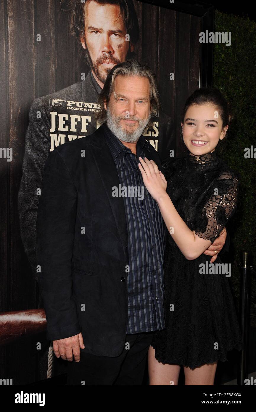 Cast members Jeff Bridges and Hailee Steinifeld attend the "True Grit ...