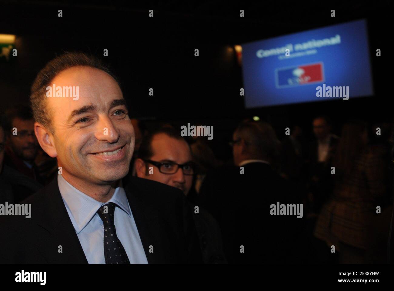 French secretary general of UMP Jean-Francois Cope attending a right ...