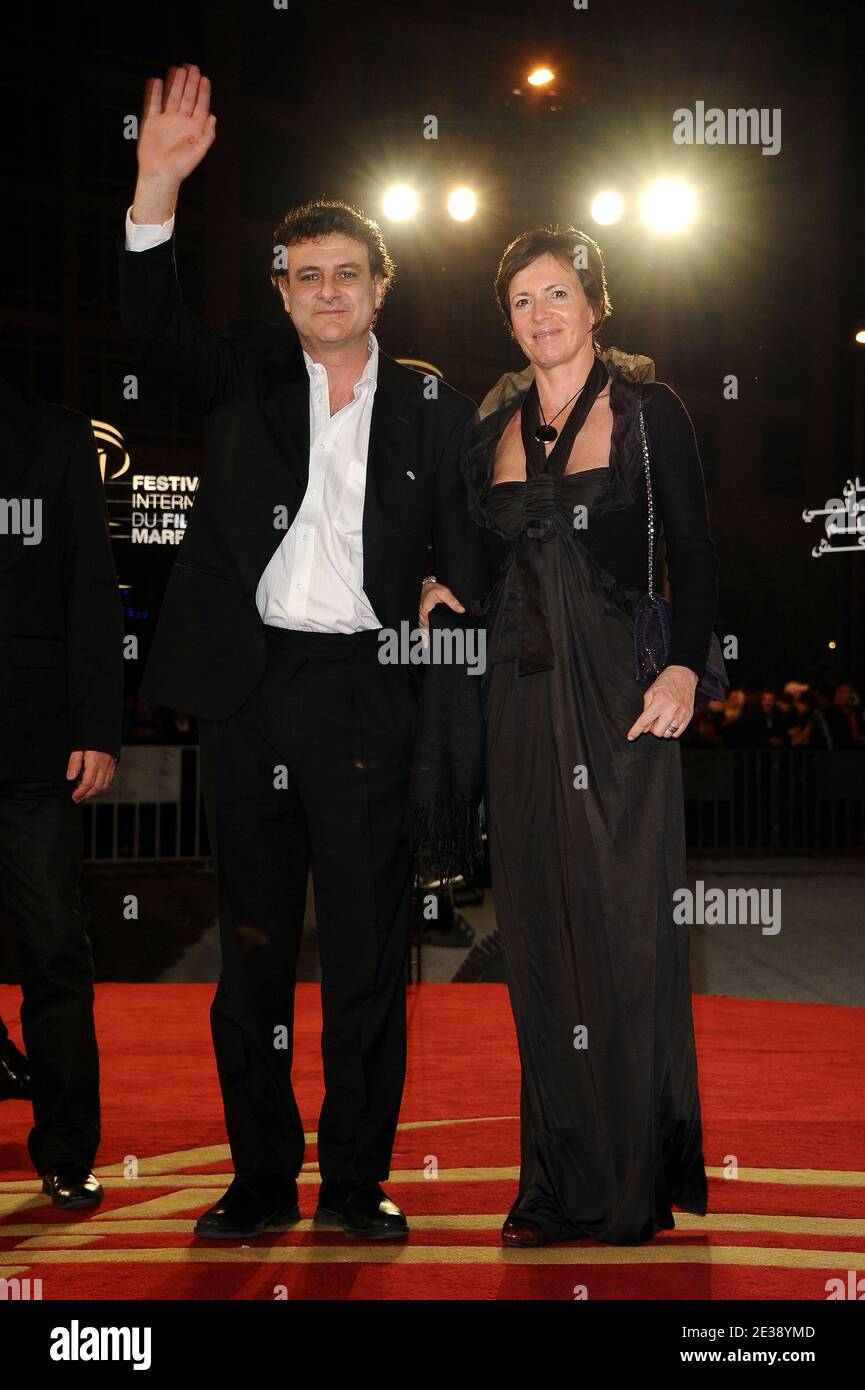 Bruno Chiche and wife arriving for the 10th 'Marrakech Film Festival ...